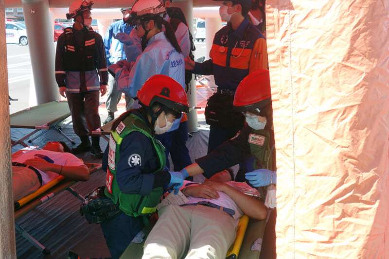 弘前大学DMAT隊が「令和5年度 青森県総合防災訓練」に参加しました - 弘前大学